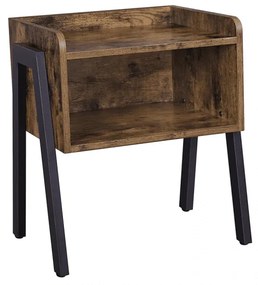 Dochtmann Noční stolek industriální, rustikální 42 x 35 x 52 cm