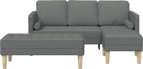 Set pohovek 2 ks Tmavě šedá Polyester 3329253