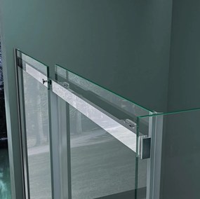 design sprchový kout RAVENA 18 - CHROM 100-140cm
