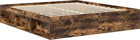 Rám postele kouřový dub 180 x 200 cm Super King Size 3203884