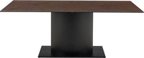 Jídelní stůl Marbella 200 cm hnědý/černý