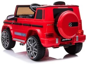 HračkyZaDobréKačky Dětské elektrické autíčko Mercedes G63 AMG červené