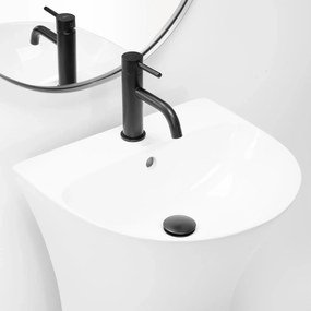 Rea Rita Slim, volně stojící umyvadlo 480x420x835mm, bílá lesklá, REA-U9901