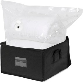 Černý úložný box se zapínáním na zip Compactor Compress Pack, 125 l