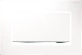Geberit Sigma10 - Ovládací tlačítko splachování bílá/chrom