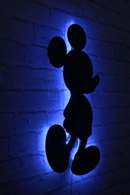 Nástěnná dekorace s led osvětlením Mickey Mouse modrá