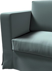 Potah na pohovku IKEA  Karlanda 3-místná nerozkládací, dlouhý barva zelená látka sametová