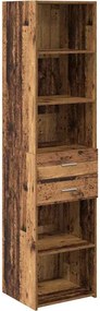 Vysoký bufet Staré dřevo 45 x 42,5 x 185 cm Kompozitní dřevo 3402638