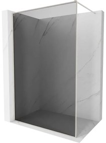 Mexen Kioto-F, sprchová zástěna s rámem 90 x 202 cm, 8 mm šedé sklo, ocelový profil, 800-090-104-97-40