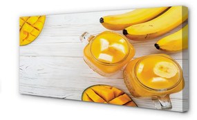 Obrazy na plátně Mango banán smoothie 140x70 cm