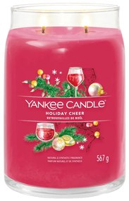 Yankee Candle Signature svíčka velká Holiday Cheer, 567g