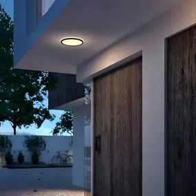 Philips Superslim CL550 černá / Venkovní přisazené svítidlo / LED / 15