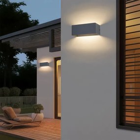 Brilagi - LED Venkovní nástěnné svítidlo DONNANI LED/7W/230V 20 cm antracit IP44
