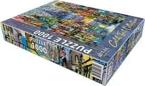 STAR Metalické puzzle Galatská věž / 1000 dílků / 68 x 48 cm
