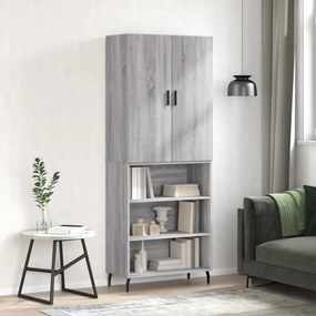 vidaXL Skříň highboard 69,5 x 34 x 180 cm kompozitní dřevo [3196085] Barva: hnědý dub