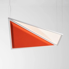 Artemide Flexia LED závěsné světlo, oranžová