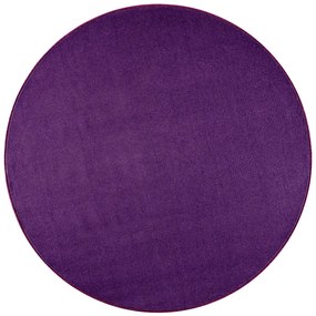 Hanse Home Collection koberce Kusový koberec Nasty 101150 Purple kruh - 133x133 (průměr) kruh cm