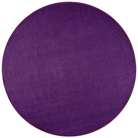 Hanse Home Collection koberce Kusový koberec Nasty 101150 Purple kruh - 200x200 (průměr) kruh cm