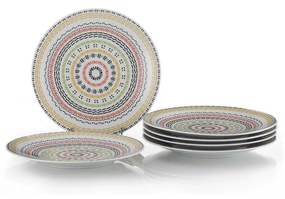 Dezertní porcelánové talíře v sadě 6 ks ø 21 cm – Hermia