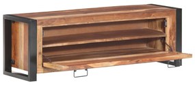 vidaXL Botník 120 x 35 x 40 cm masivní dřevo s sheeshamovým povrchem