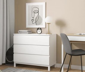 Moderní komoda Eva bílá 100cm