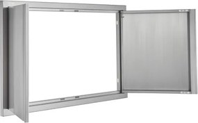 BBQ přístupová dvířka, 914 × 534 mm dvojitá venkovní kuchyňská dvířka – BH-011