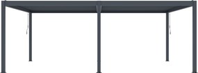 Bioklimatická pergola G21 Austin Premium 6x4 m, antracitová hliníková