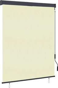 Venkovní roleta 140 x 250 cm krémová 145971