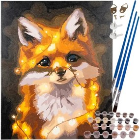Malování podle čísel 40x50cm - liška Maaleo 22782 75909