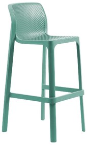 OnaDnes -20% Nardi Tyrkysově modrá plastová zahradní barová židle Net 76 cm