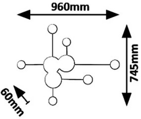 Rabalux 6260 - LED Nástěnné svítidlo AMADEO LED/21W/230V