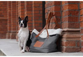 Cestovní taška pro psy Labbvenn Liiva šedá 20 x 44 x 38 cm