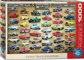 EUROGRAPHICS Puzzle Vývoj pick-upů / 1000 dílků / 67,6 × 48,9 cm