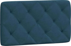 Rám postele bez matrace modrý 80 x 200 cm samet 3207891