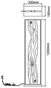 Brilliant - LED Stojací lampa CHAUMONT LED/20W/230V