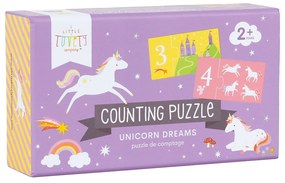 A Little Lovely Company - přiřazovací puzzle – jednorožci