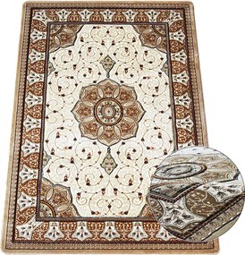 BE Koberec Adora 5792 CREAM - krémový obdélníkový Rozměr: 60x90 cm