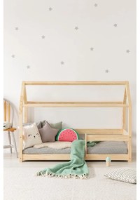 Domečková dětská postel z borovicového dřeva 120x200 cm Mila MB - Adeko