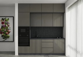 Sada 2.4 Antracit / tmavě šedý lesk Interno Glaňec Luxe