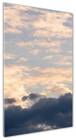 Wallmuralia Vertikální Foto obraz skleněný svislý Mraky na nebi 50x100