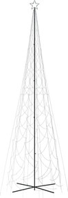 vidaXL Vánoční stromek kužel 3 000 ch LED diod 230 x 800 cm [343515] Barva: Studená bílá