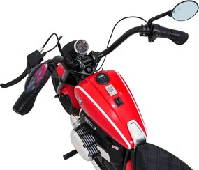 Elektrická motorka BMW R18 červená
