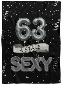 Deka Stále sexy – Černá (věk: 63, Podšití beránkem: NE)