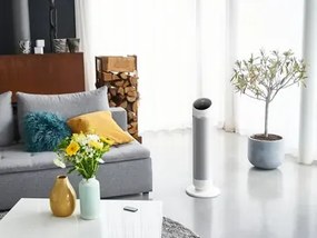 Rowenta 3v1 Silent Comfort HQ 8120 stříbrná / Teplovzdušný ventilátor