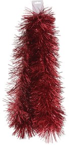 Vánoční ozdobný řetěz 200 x 15 cm, červená