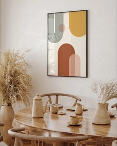 Oboustranný plakát Abstraktní Kompozice | 30 x 42 cm | DP351429