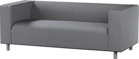 Potah na pohovku IKEA Klippan 2-místná barva šedá látka pletený vzor