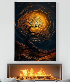 Obraz na plátně - Strom života Světelná brána FeelHappy.cz Velikost obrazu: 40 x 60 cm