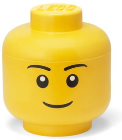 Úložný box lego úložná hlava (velikost l) - chlapec