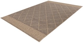 Obsession, Kusový koberec My Oslo 710 Taupe – na ven i na doma, 80x150, hnědá, chodba / předsíň